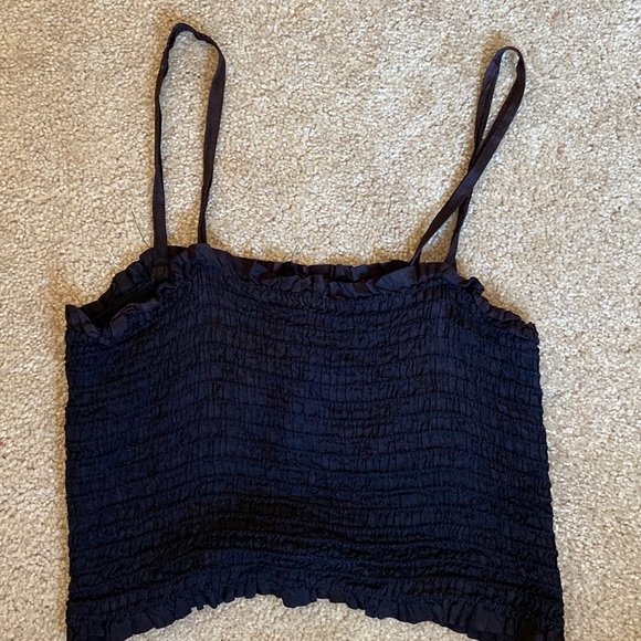 Vintage | Tops | Vintage Scrunchy Crop Top | Poshmark